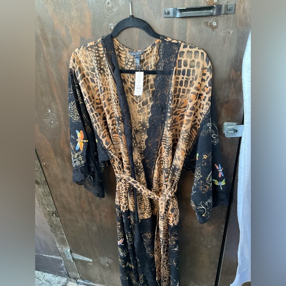 Soma | Intimates & Sleepwear | Soma Brown And Black Elegant Gown And ...